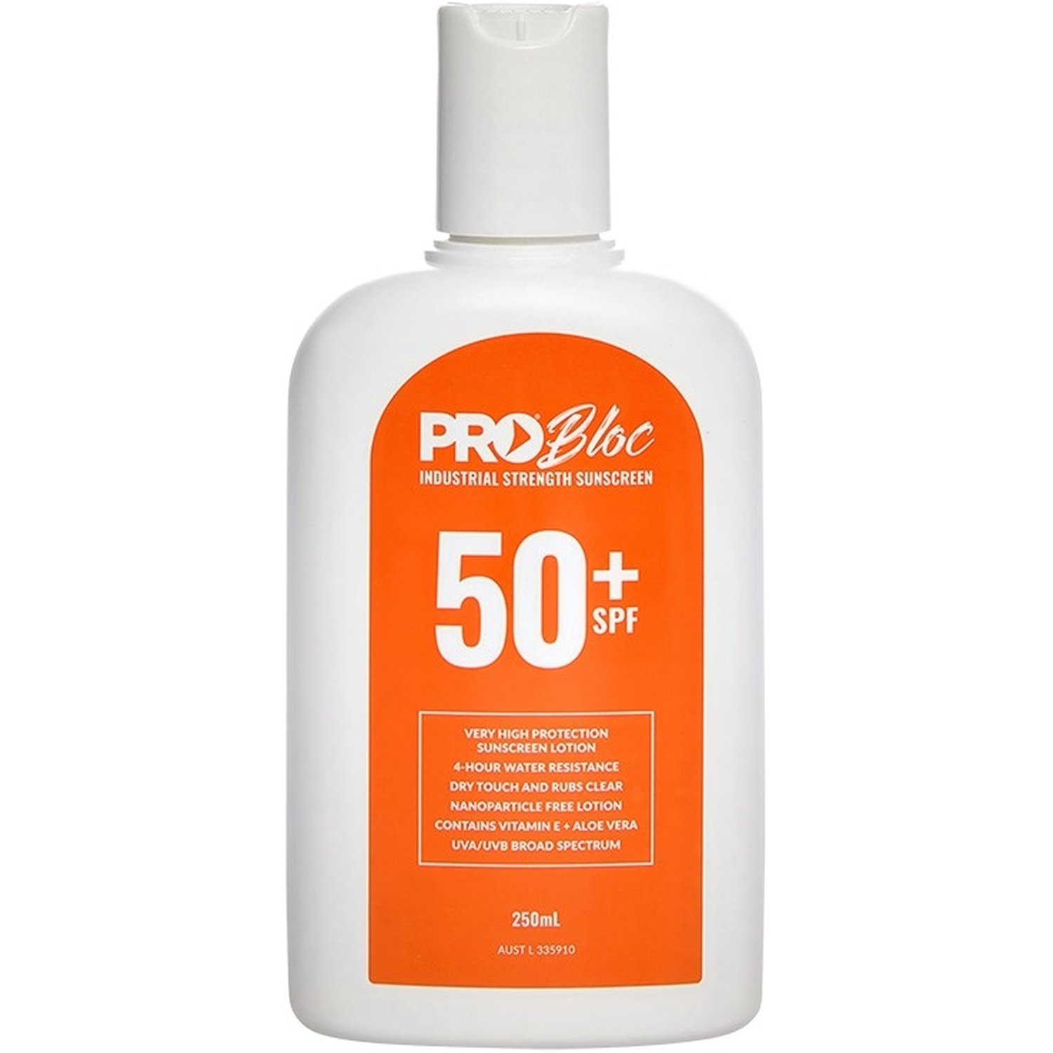 Problock Sunscreen SPF 50+Flip Top 250ml - Cleanline Tasman