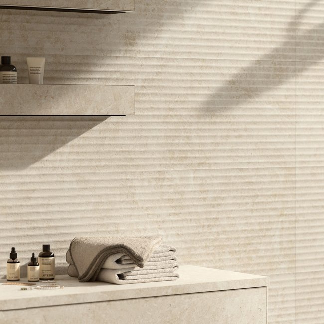 NY3S-HAY-48 | 3D Saddle Hay 40x80 Tile - DWTiles