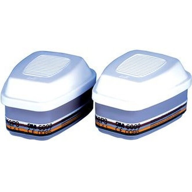 3M 6099 A2B2E2K2Hg (P3**) Multigas Class 2 Cartridge-Pair - Cleanline ...